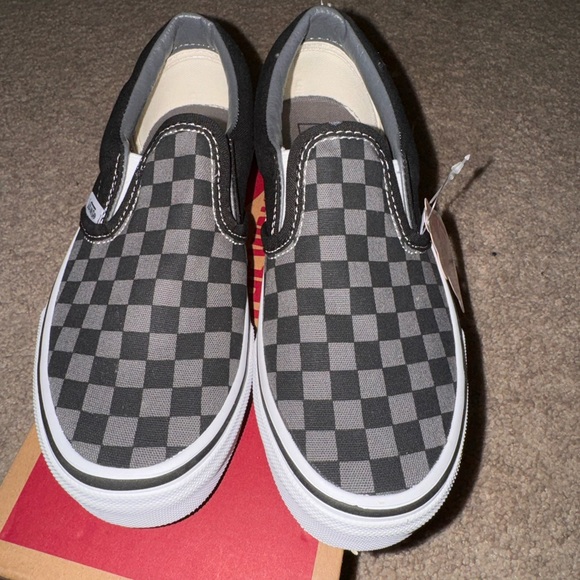 Vans | Shoes | Nwt Classic Checkered Vans 25 Kids | Poshmark